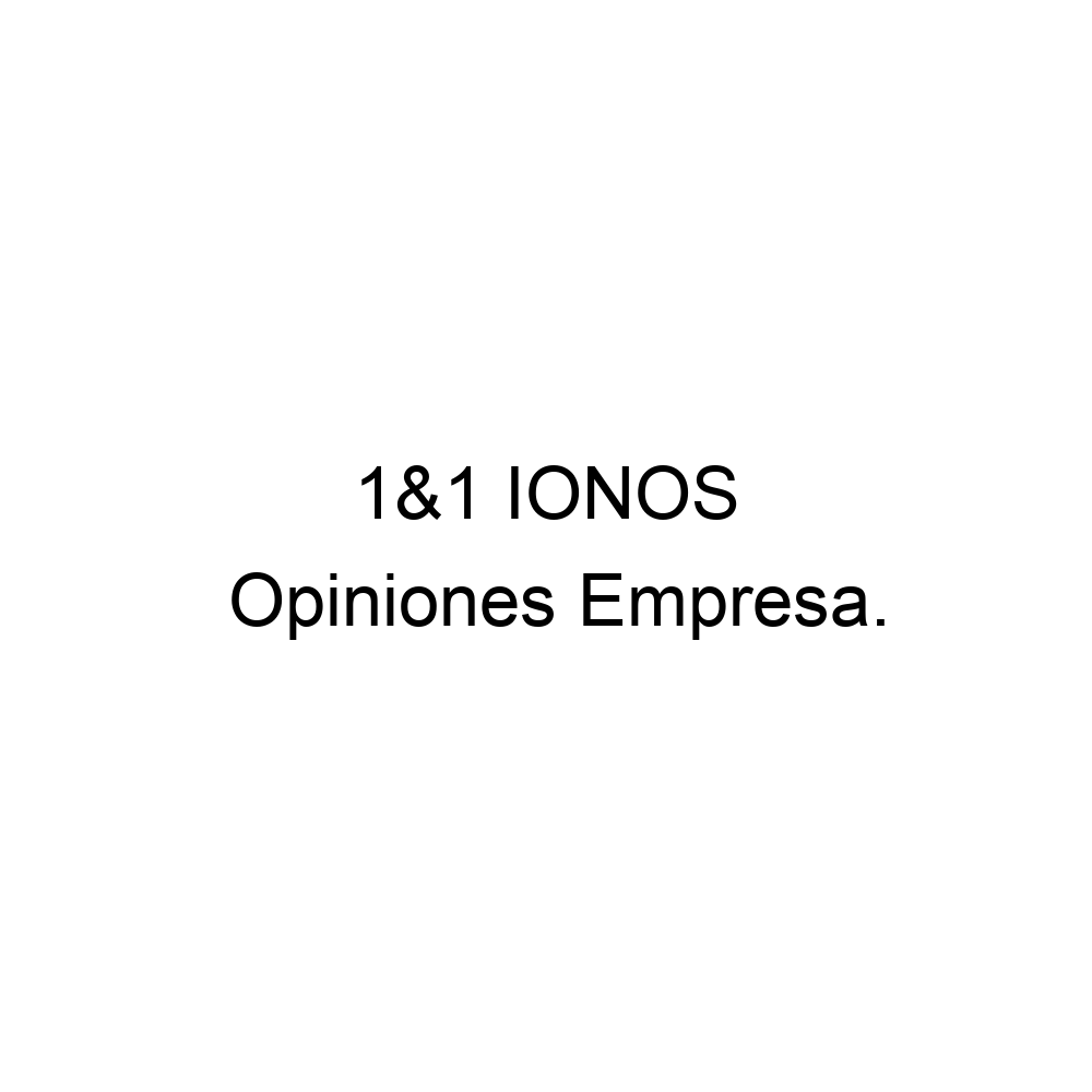 Opiniones 1&1 IONOS, 943794388