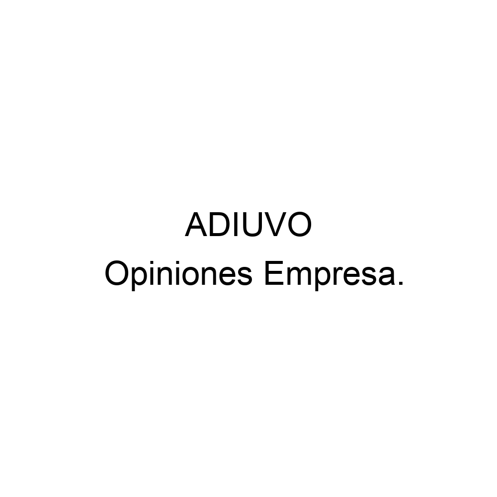 Opiniones ADIUVO, 952730450