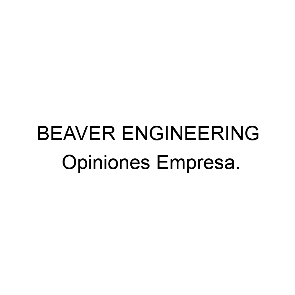 Opiniones BEAVER ENGINEERING, 944275653