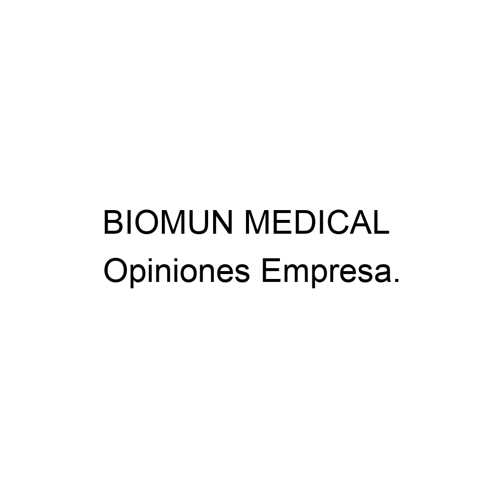 Opiniones BIOMUN MEDICAL, 982219008