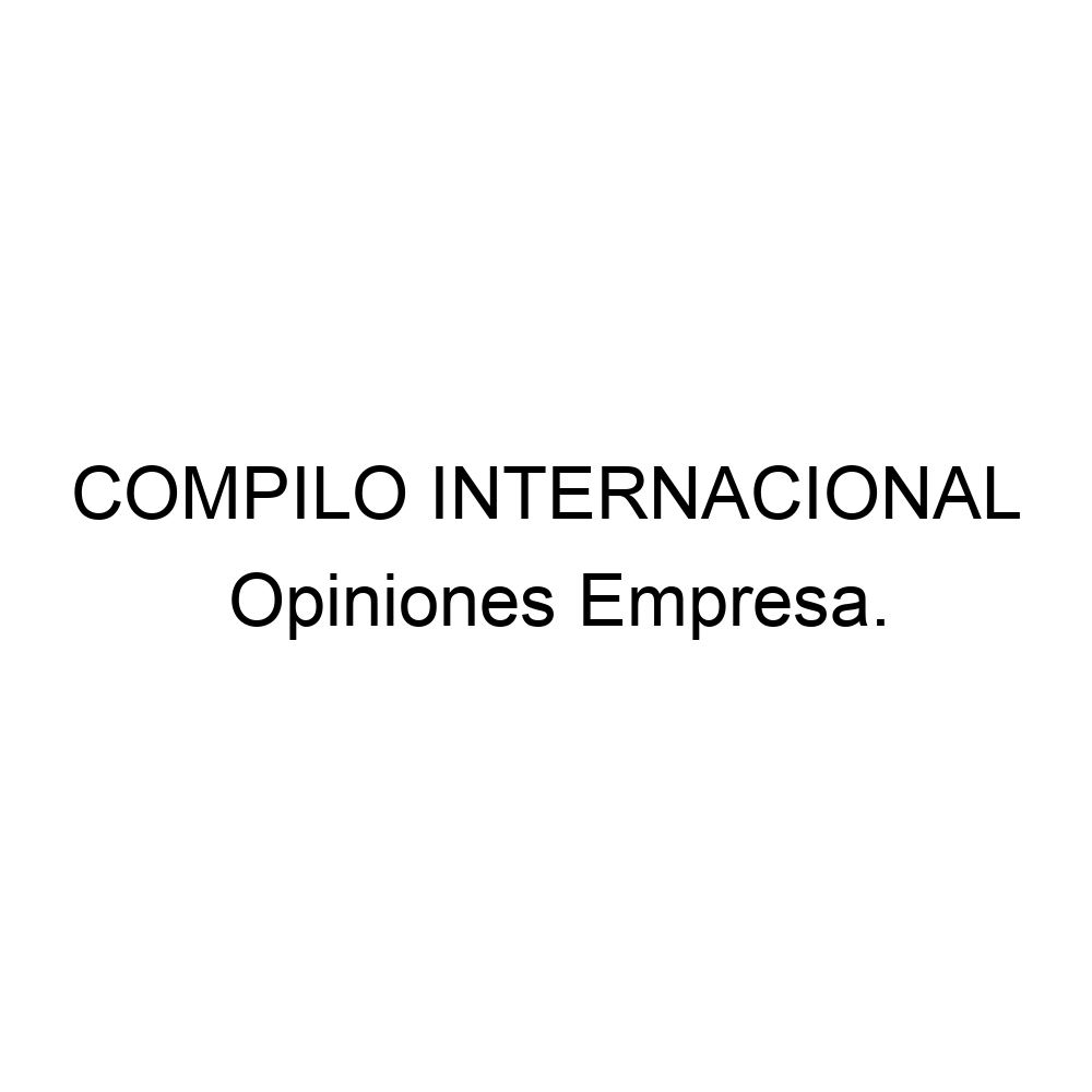 Opiniones COMPILO INTERNACIONAL, 914742087