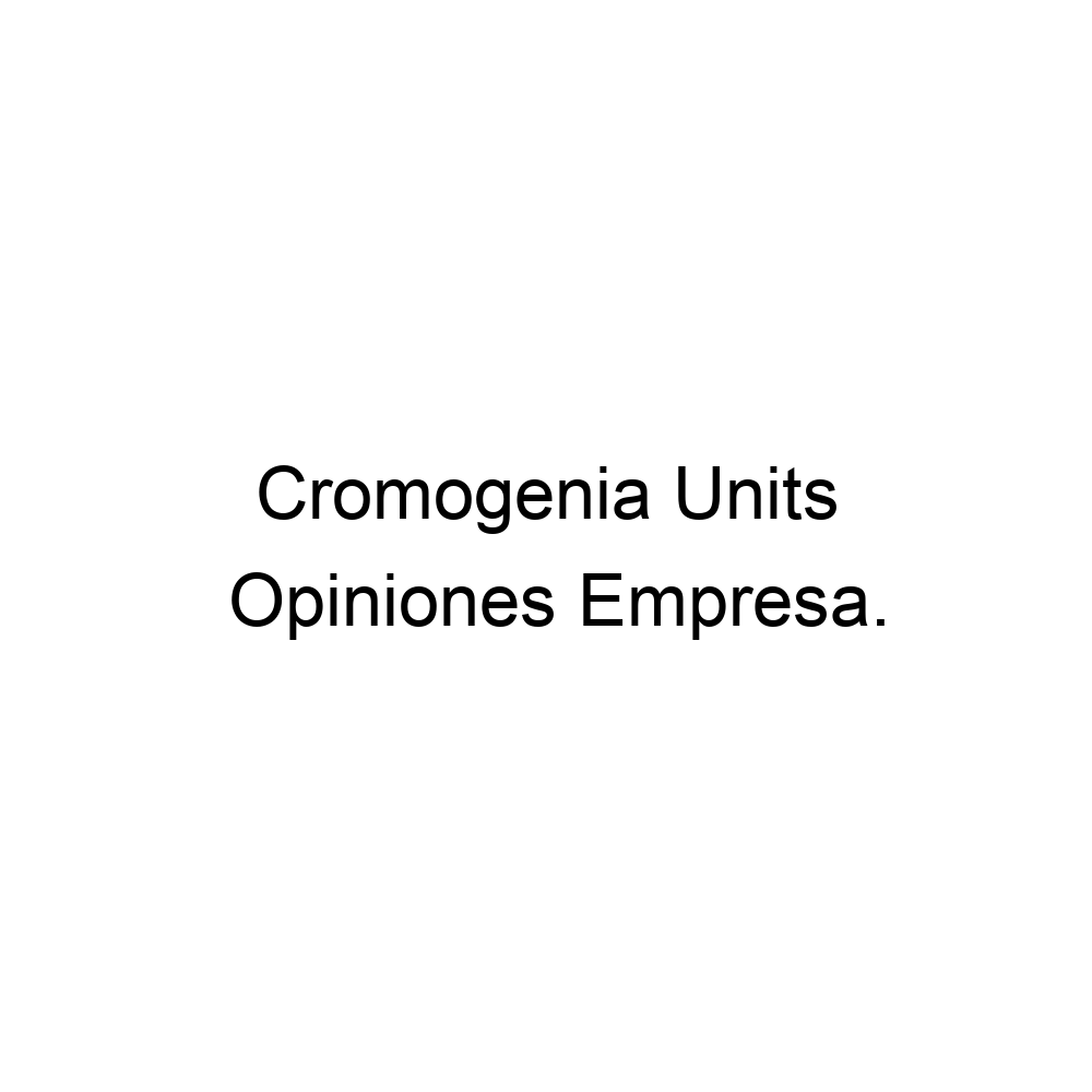 Opiniones Cromogenia Units, 937131506