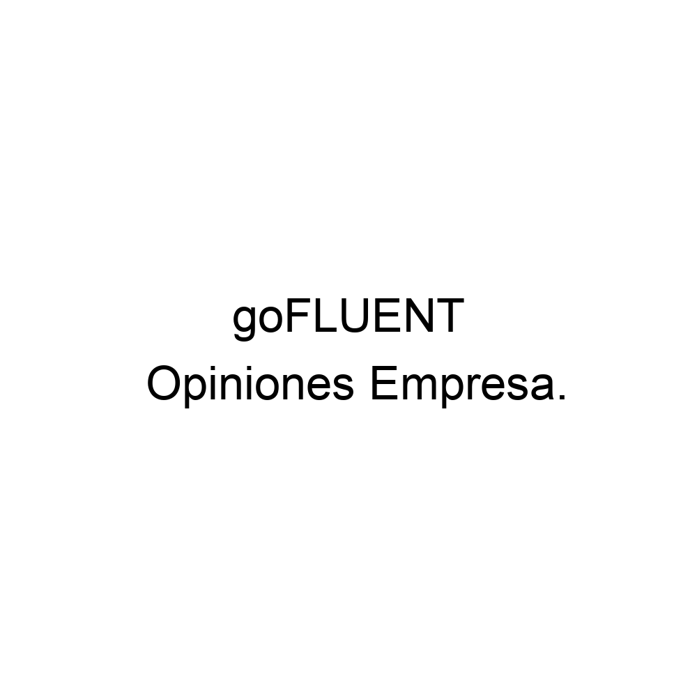 Opiniones goFLUENT, 928413062
