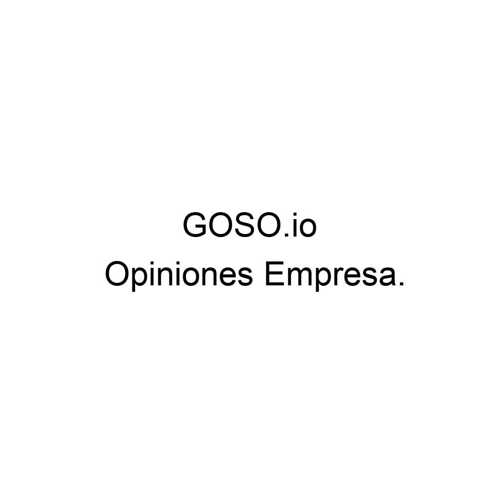 Opiniones GOSO.io, 0