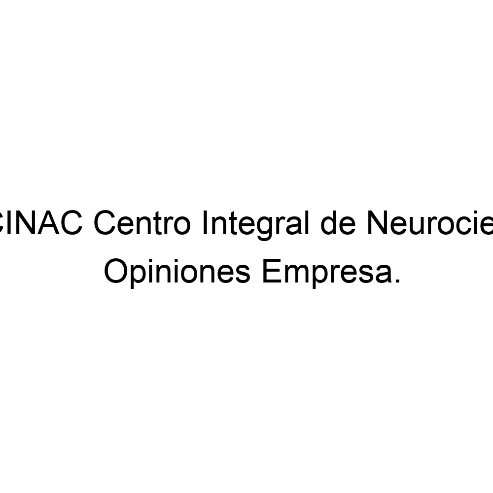 Opiniones HM CINAC Centro Integral de Neurociencias, 915443993
