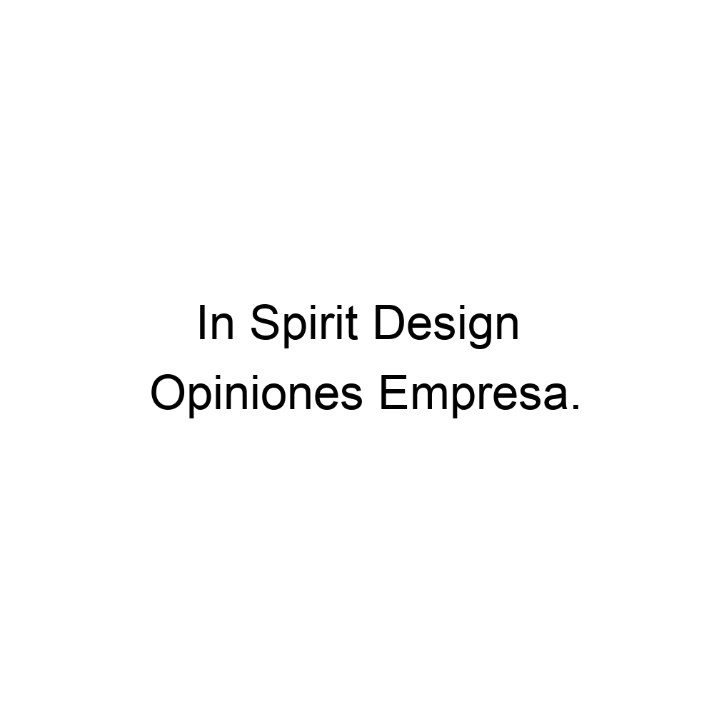 Opiniones In Spirit Design, 968298927