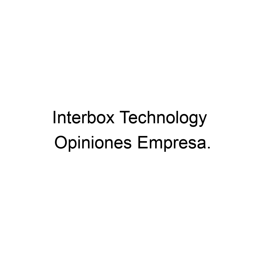Opiniones Interbox Technology, 976590060