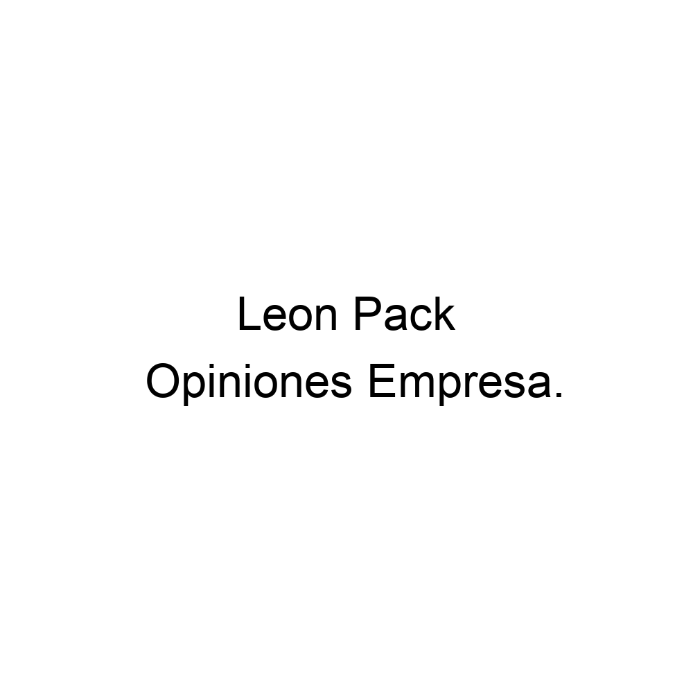 Opiniones Leon Pack, 965549670