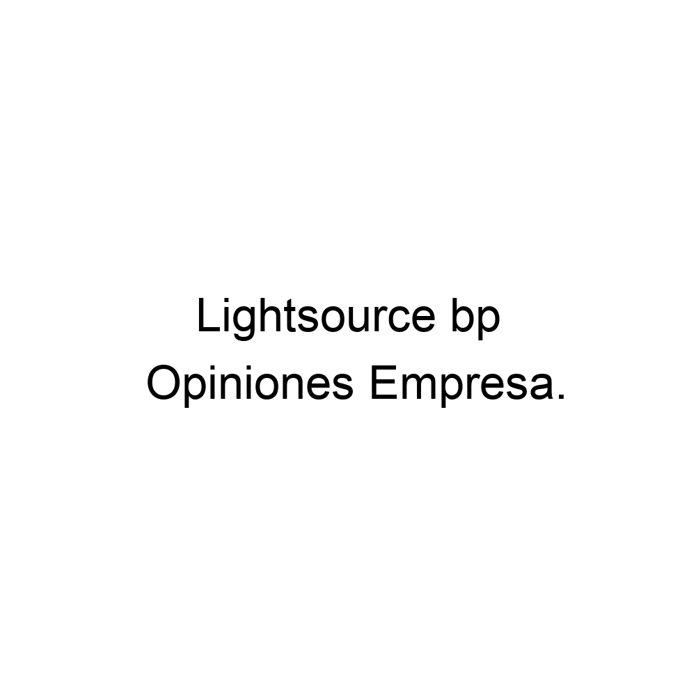 Opiniones Lightsource bp, 944272659