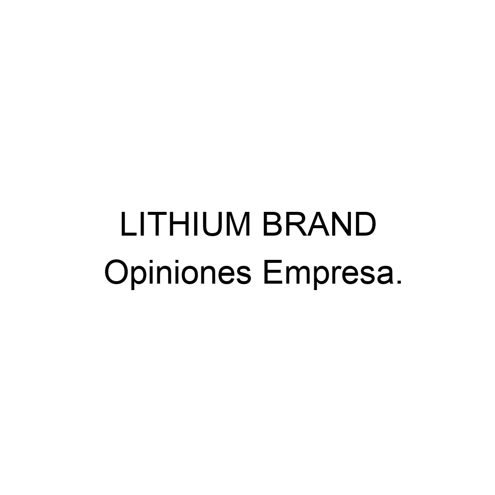 Opiniones LITHIUM BRAND, 953239238