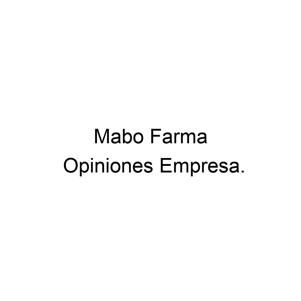Opiniones Mabo Farma, 952464526