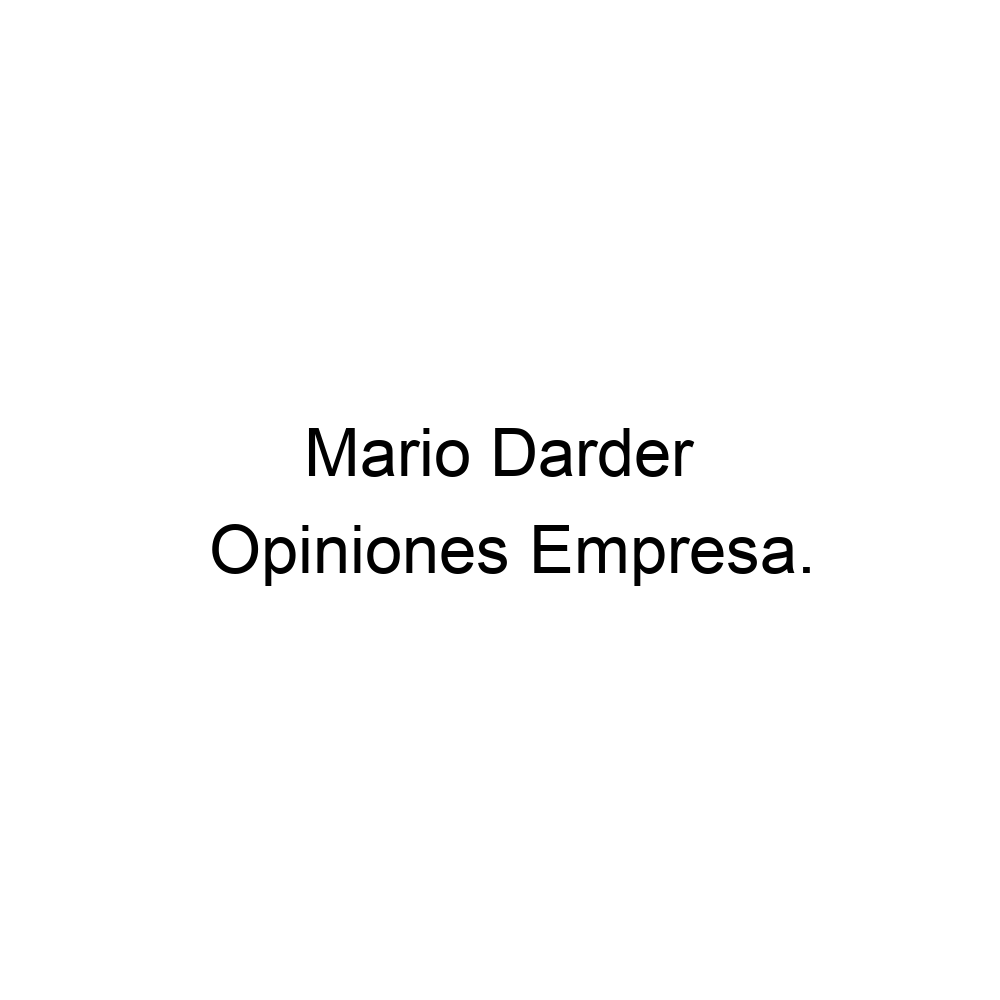 Opiniones Mario Darder, 971725106