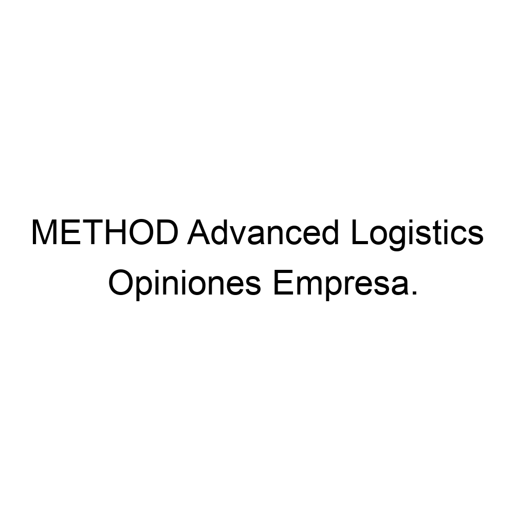 Opiniones METHOD Advanced Logistics, Alicante 0
