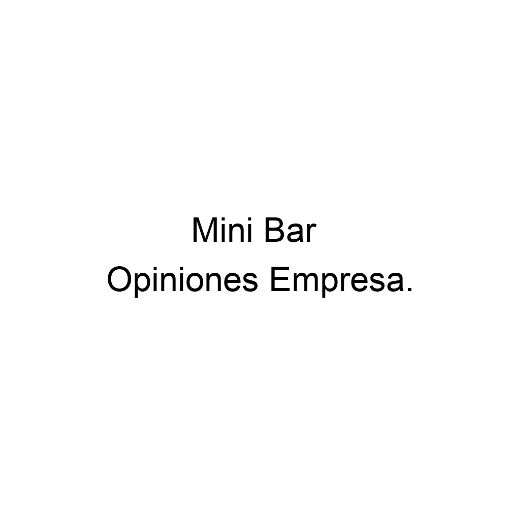 Opiniones Mini Bar Almer a 950235209 opiniones-mini-bar-almer-a-950235209