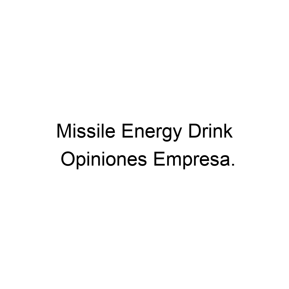 Opiniones Missile Energy Drink, 953675014