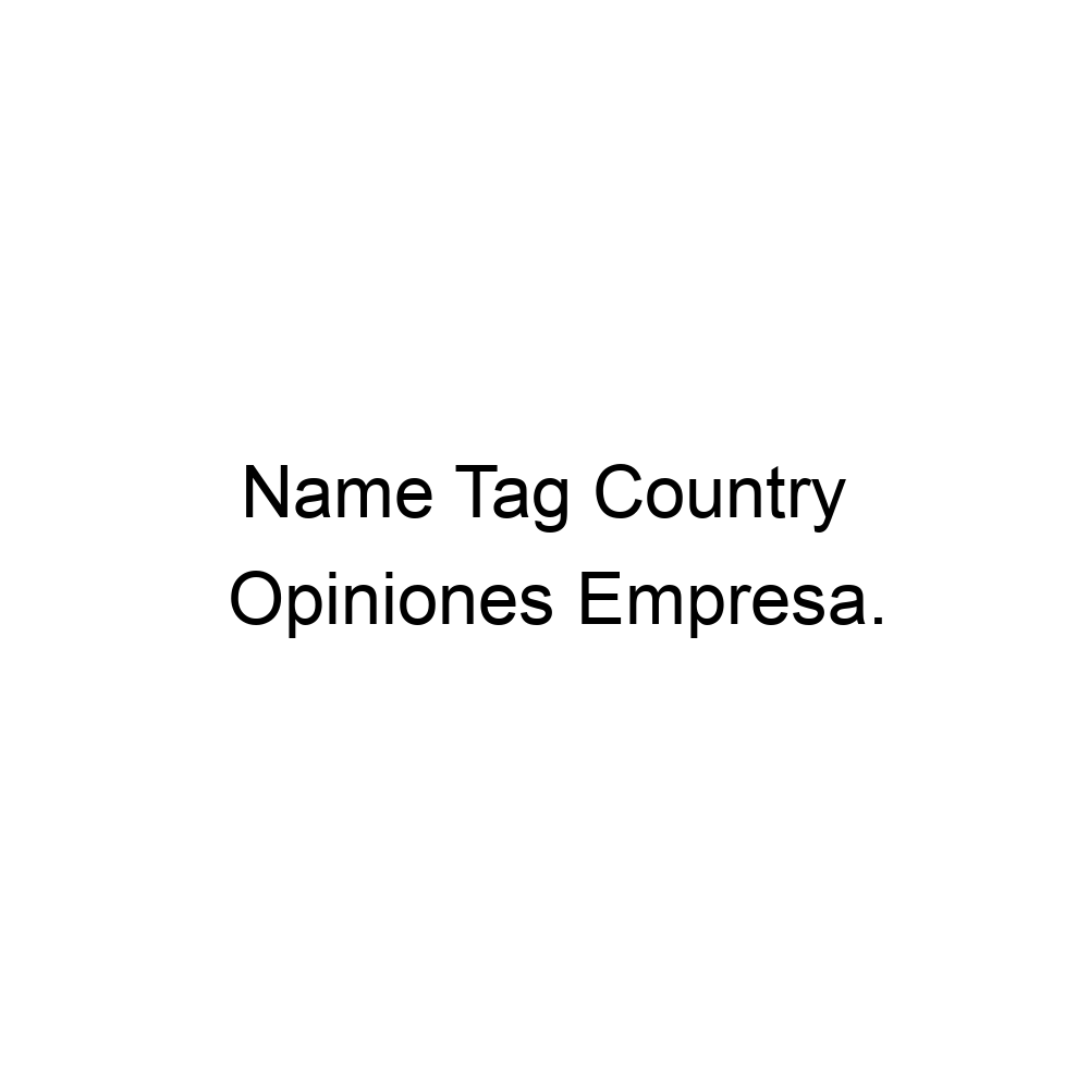Opiniones Name Tag Country , 8002064099