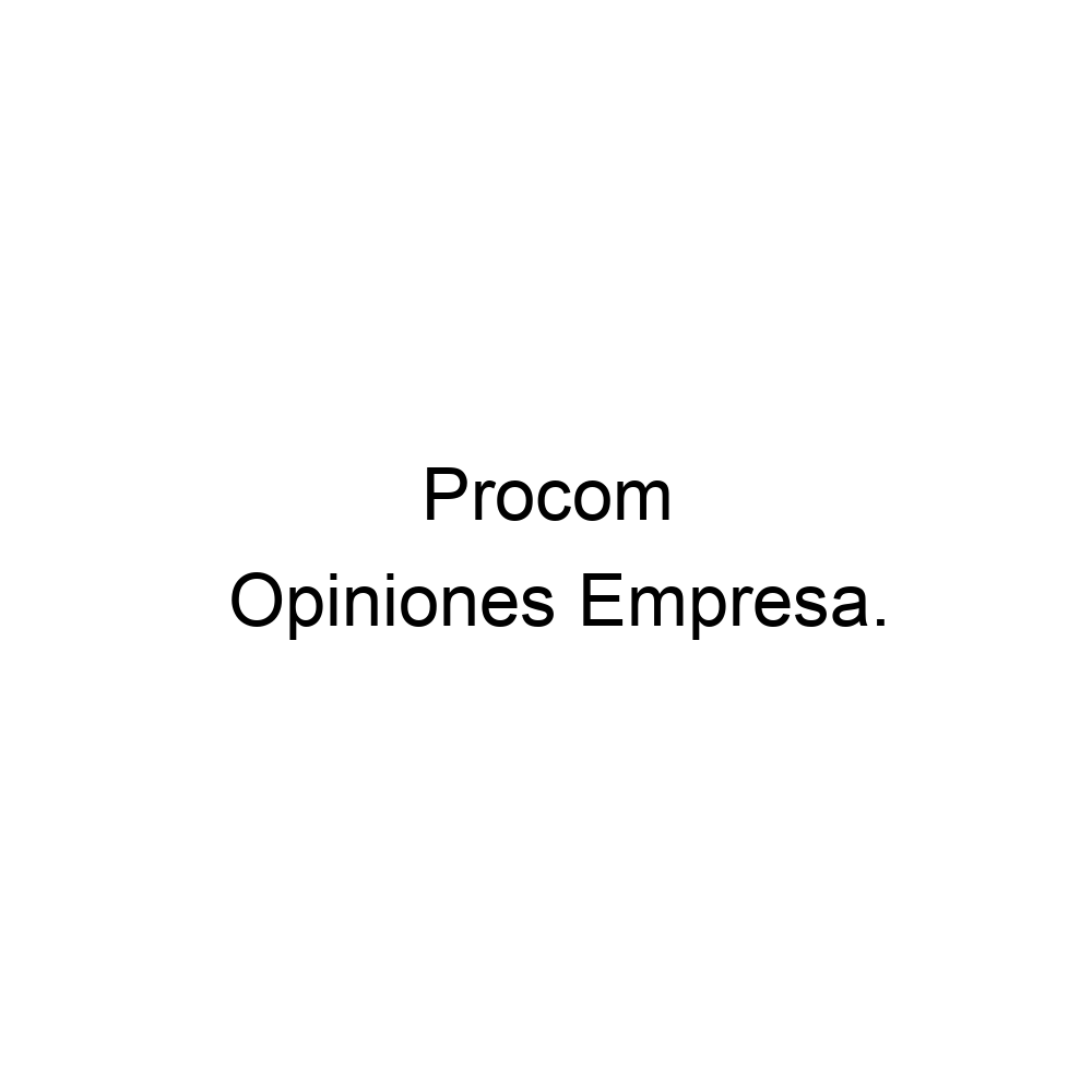 Opiniones Procom, 937723810