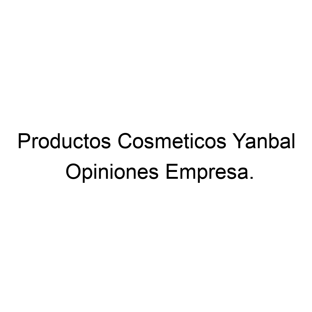 Opiniones Productos Cosmeticos Yanbal, 961620040