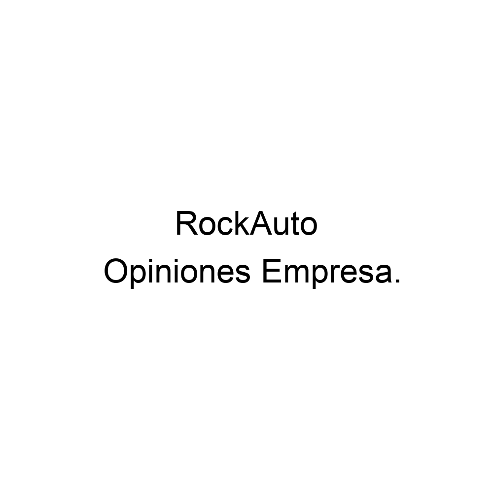 Opiniones RockAuto