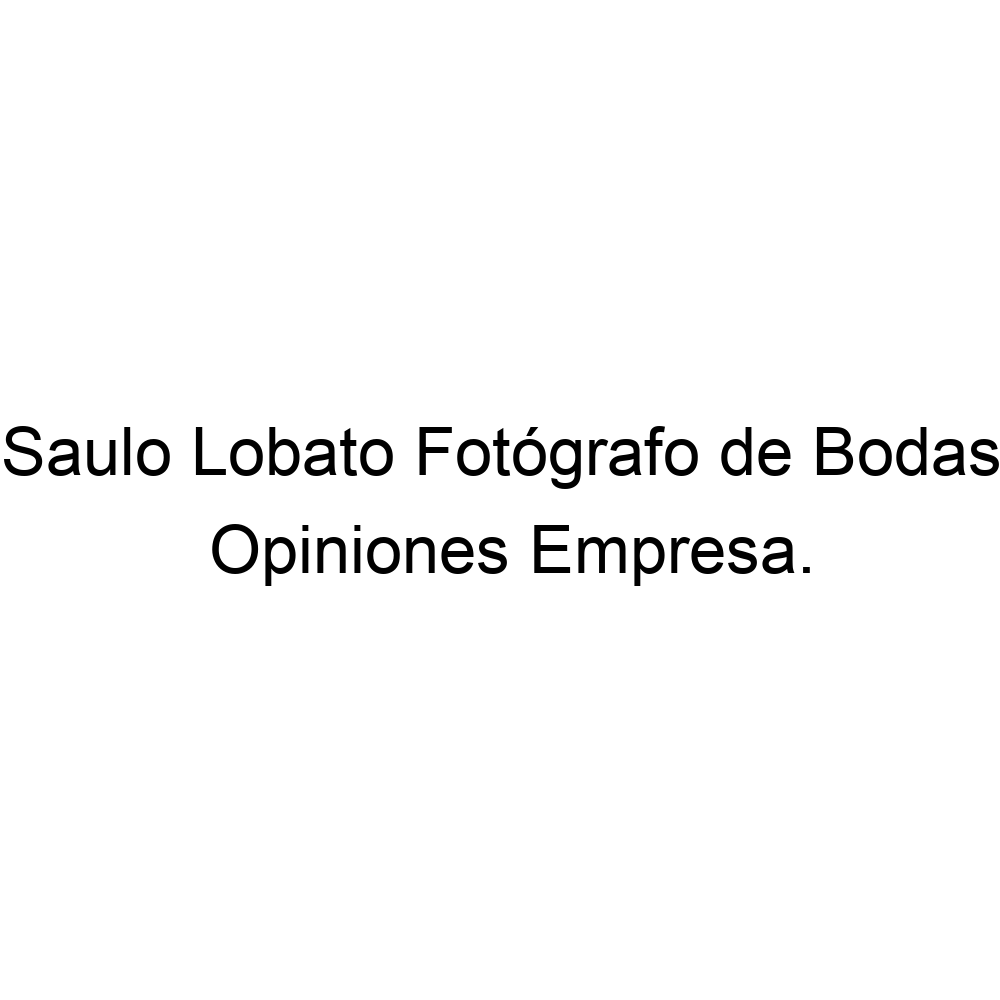 Opiniones Saulo Lobato Fotógrafo de Bodas, Miranda de Ebro 633285028
