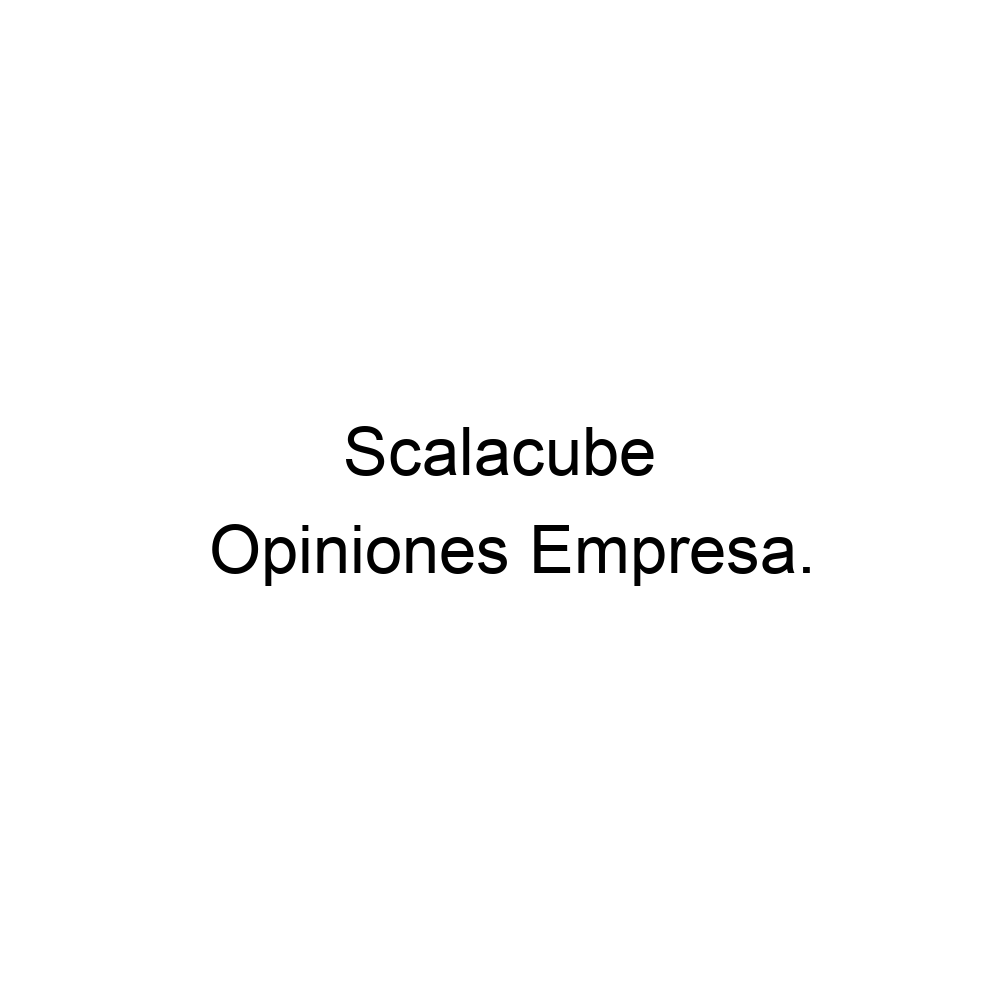 Opiniones Scalacube