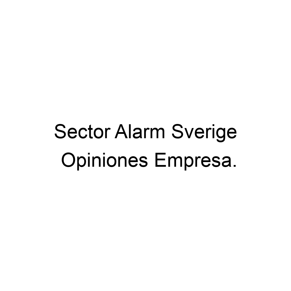 Opiniones Sector Alarm Sverige , 0771809550