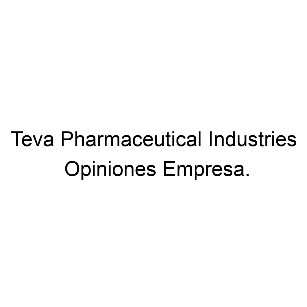 Opiniones Teva Pharmaceutical Industries, 977757770