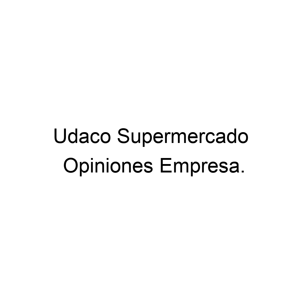 Opiniones Udaco Supermercado, Benidorm 0