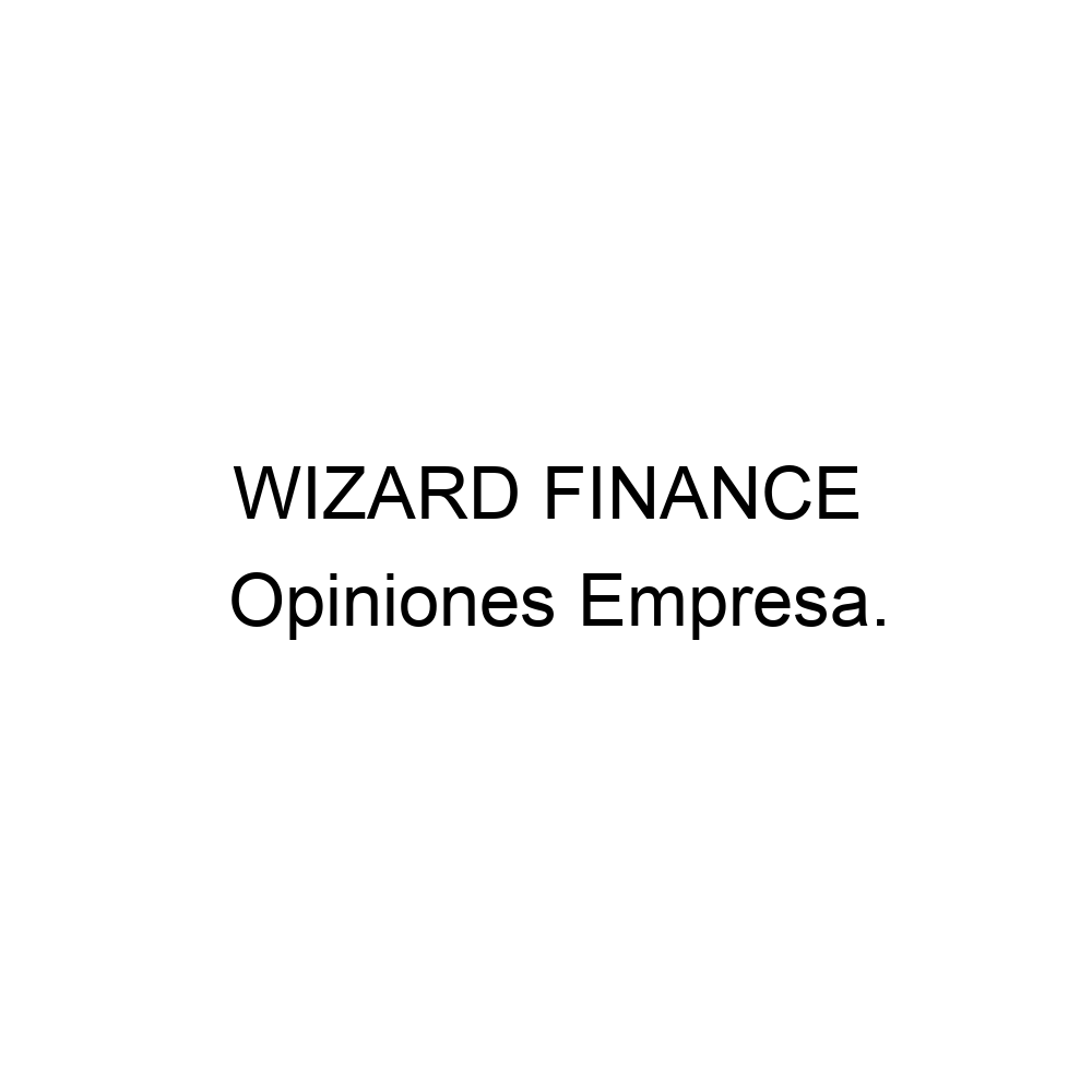 Opiniones WIZARD FINANCE, 928510808