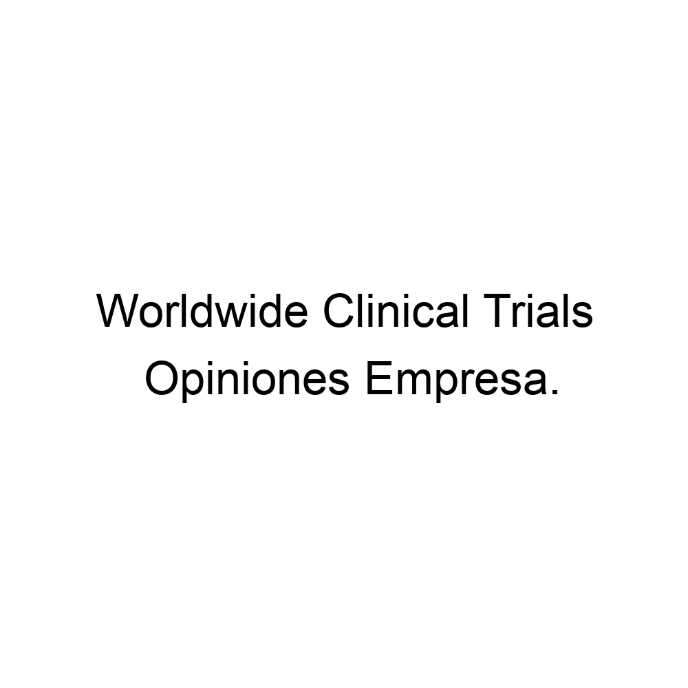 Opiniones Worldwide Clinical Trials, 983359345