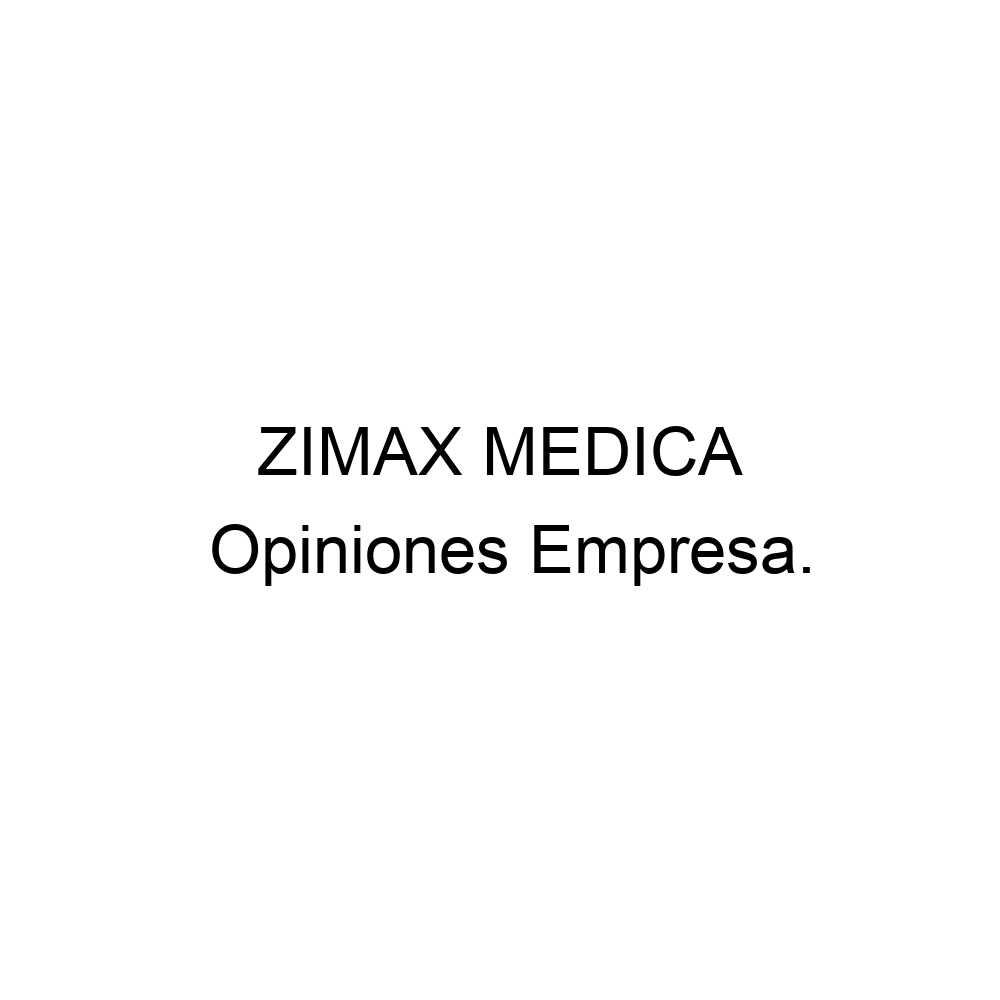Opiniones ZIMAX MEDICA, 934145028